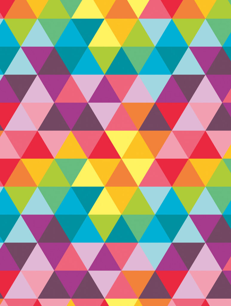Bright Triangle | Mr. GiftWrap | Bulk Wrapping Paper