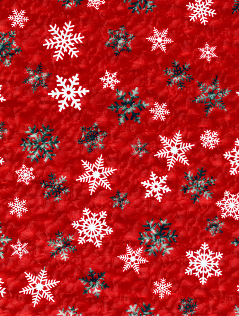 Red/White Snowflake | Mr. GiftWrap | Bulk Wrapping Paper