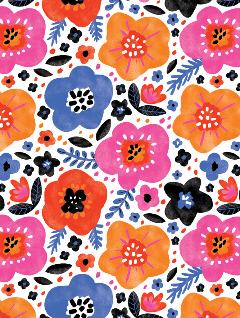 Modern Floral | Mr. GiftWrap | Bulk Wrapping Paper