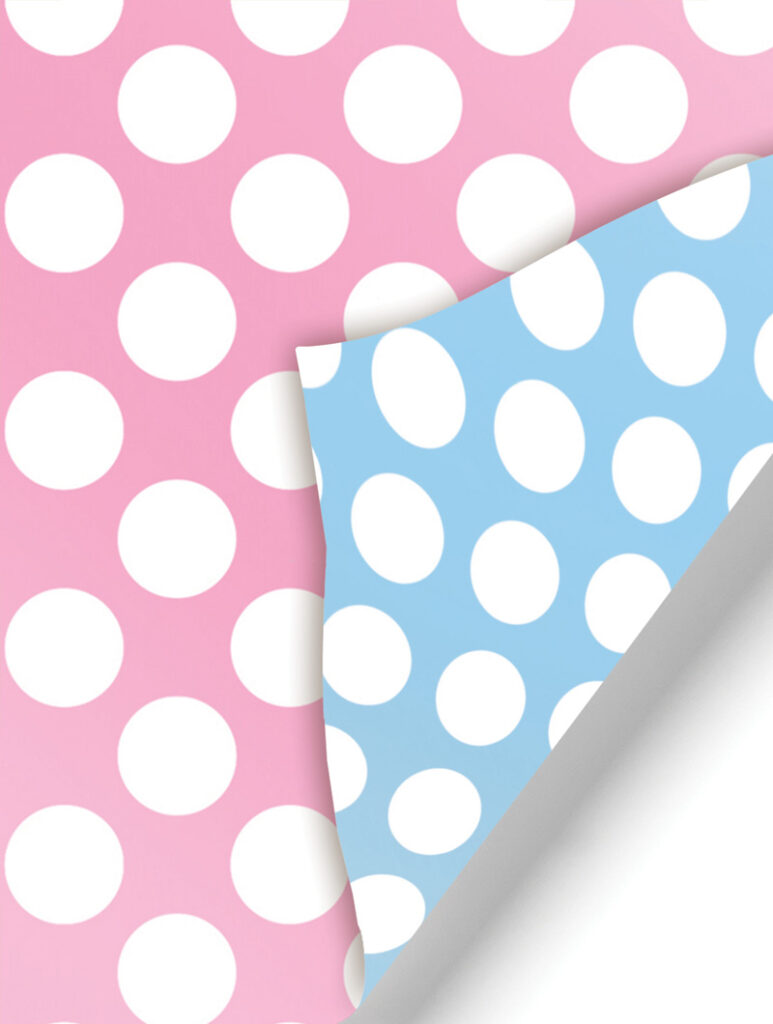 Pastel Pink & Pastel Blue | Mr. GiftWrap | Bulk Wrapping Paper