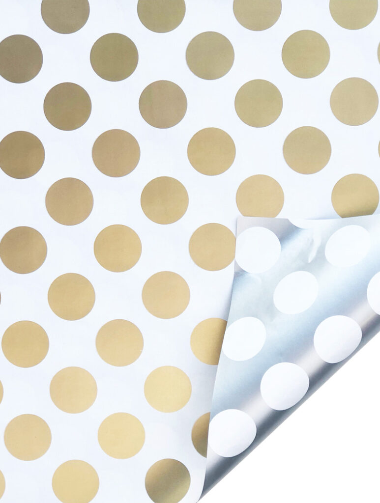 Gold & Silver Dot | Mr. GiftWrap | Bulk Wrapping Paper