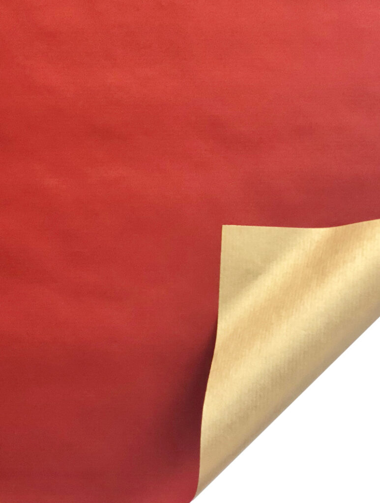 Red & Gold Kraft | Mr. GiftWrap | Bulk Wrapping Paper